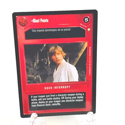 Star Wars CCG Special Edition Limited Black Border Dark Side Blast ...