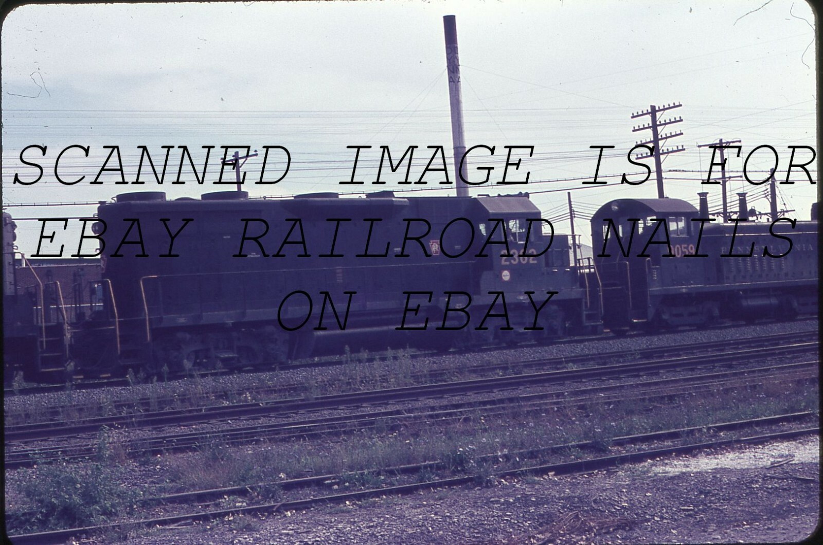 Sep 1967 PRR EMD #2362 GP35 Dayton Ohio ORIGINAL AGFACHROME SLIDE | eBay