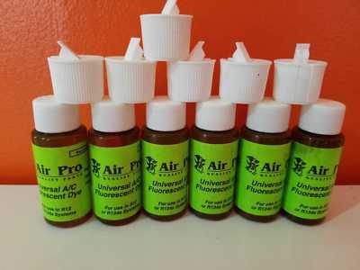 A/C Leak Detection Dye 1oz/ Universal A/C Fluorescent Dye/ AC UV Tracer ...