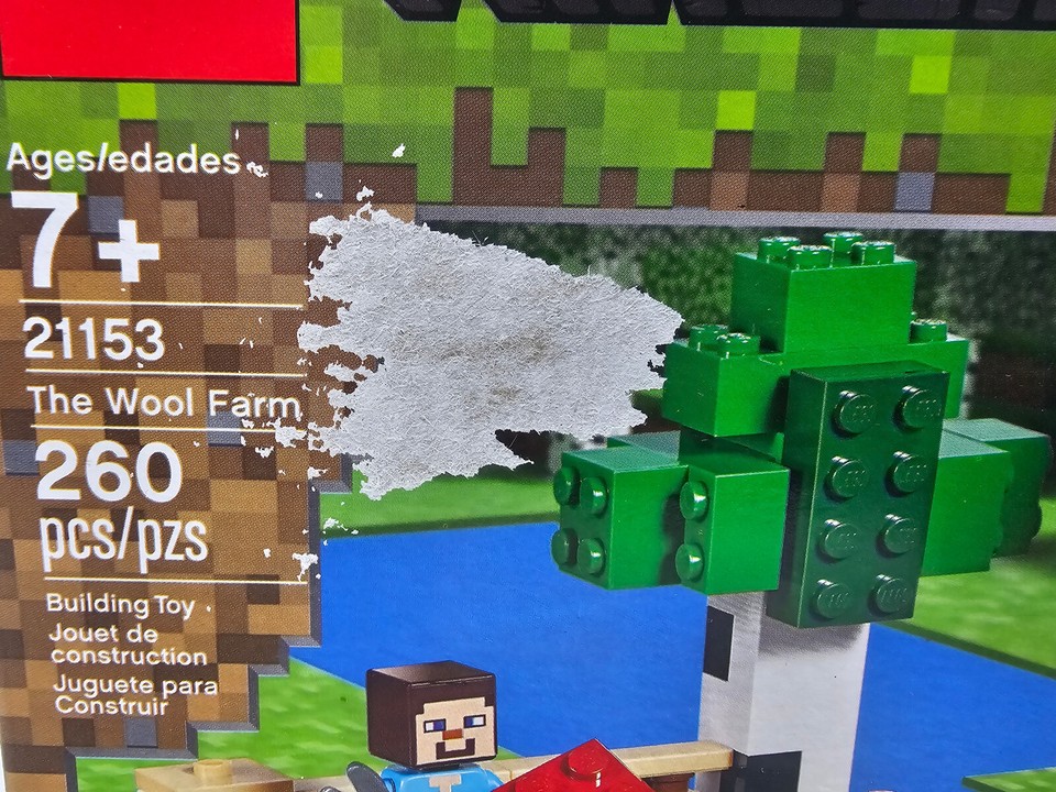 LEGO Minecraft Wool Sheep Farm 21153 - New & Sealed in Damaged Box | eBay