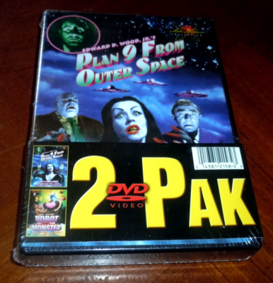 PLAN 9 FROM OUTER SPACE/ROBOT MONSTER DVD 2-Disc Set) NEW, SEALED ...