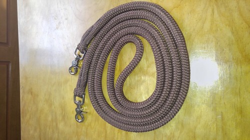 8 FT. BROWN YACHT ROPE SNAP-ON FINESSE REIN FOR PARELLI TRAINING | eBay