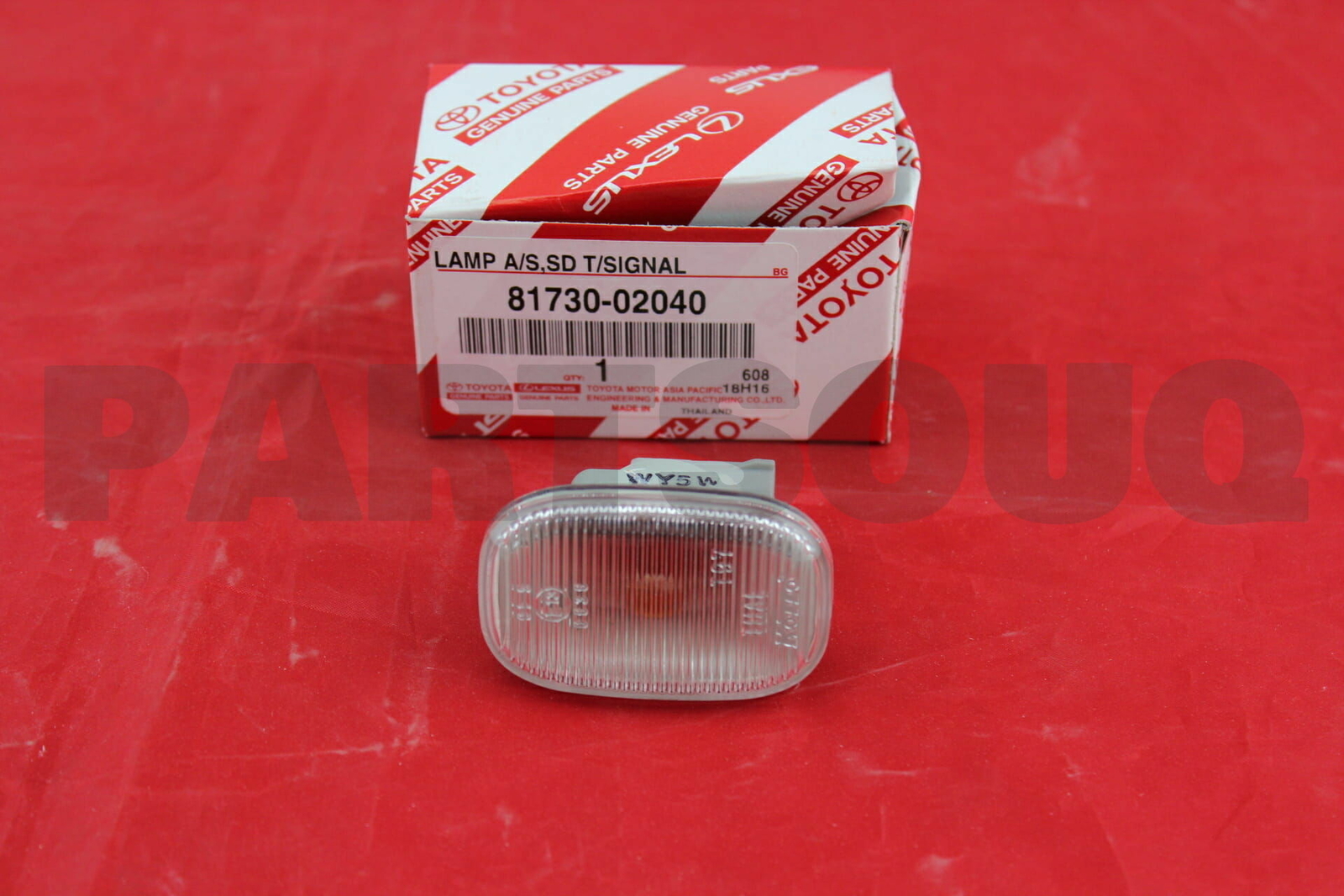 8173002040 Genuine Toyota LAMP ASSY, SIDE TURN SIGNAL, RH/LH 81730 ...