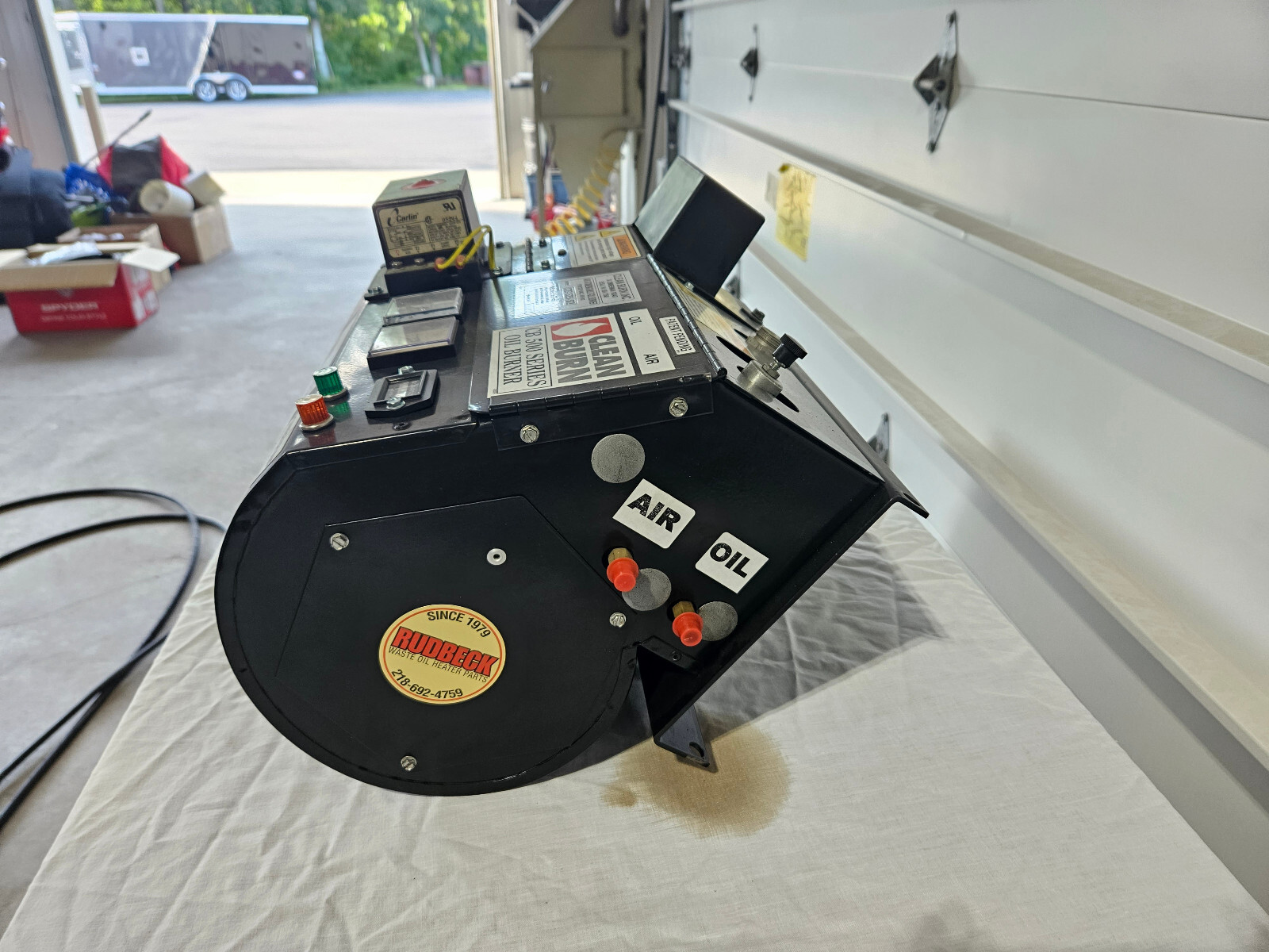 Clean burn Cb 525 s2 waste oil burner | eBay