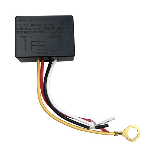 Zing Ear TP-01 ZH 3 Way Touch Lamp Light Dimmer Switch Control Module ...