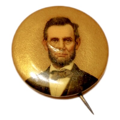 Antique 1910 Abraham Lincoln Early Celluloid Pin/ Pinback Button ...