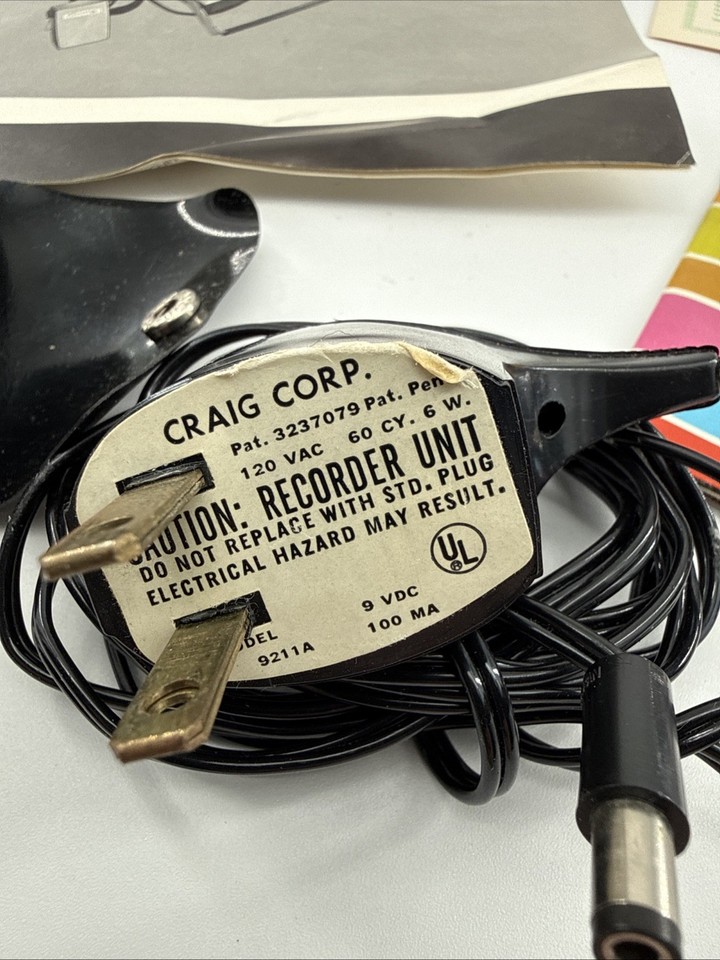 Craig Model 212 Portable Reel To Reel Tape Recorder - Untested | eBay