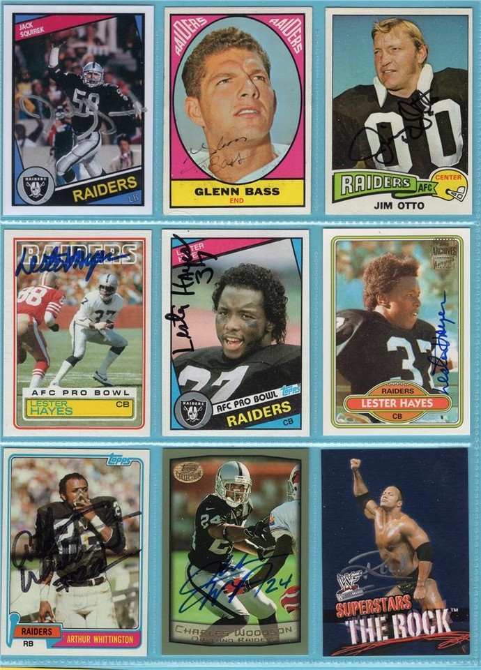 Jim Otto signed 1975 Topps #497 - Oakland Raiders, Hurricanes, Hall of ...
