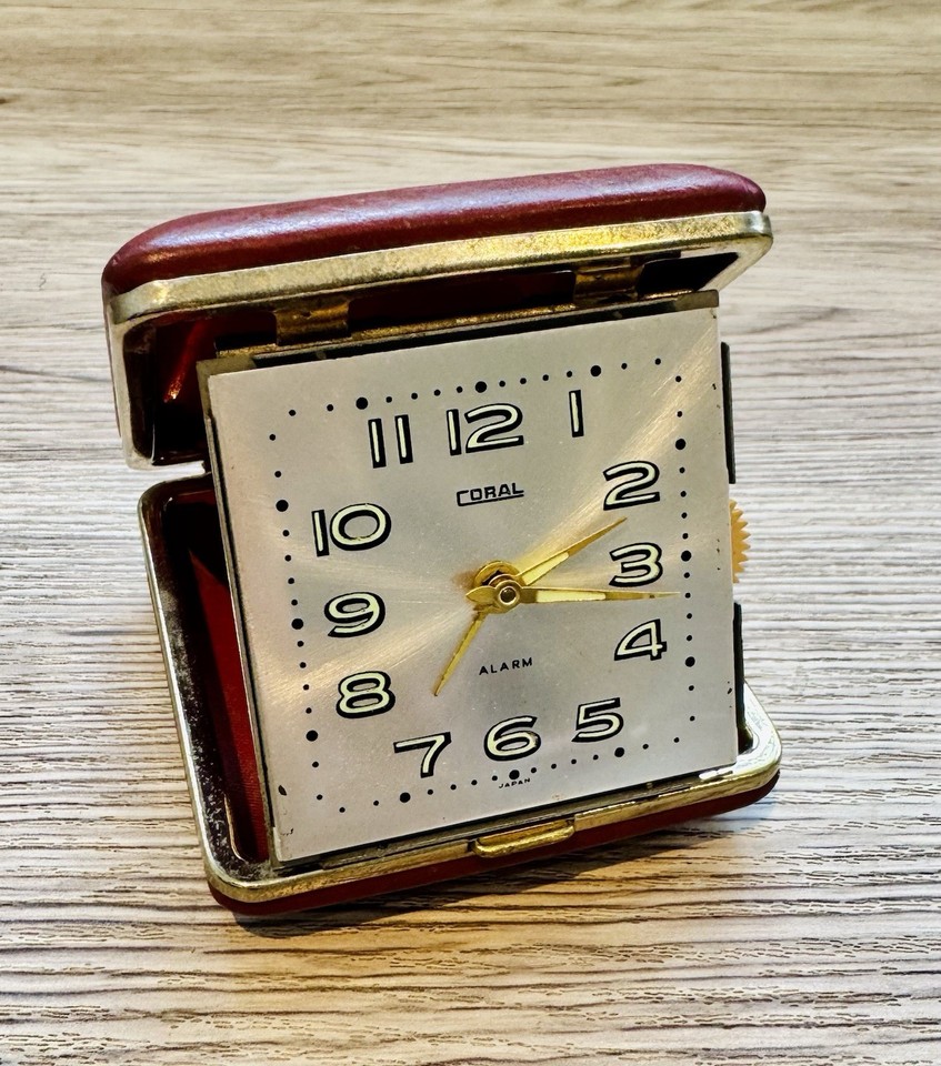 Vintage Coral Alarm Clock | eBay UK