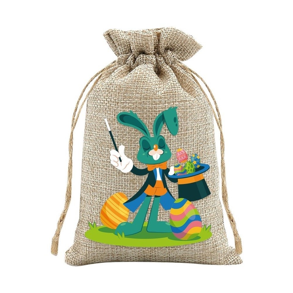 Easter Favor Bags Egg Hunt Linen Fabric Sturdy Construction Assorted Patterns | eBay Australia