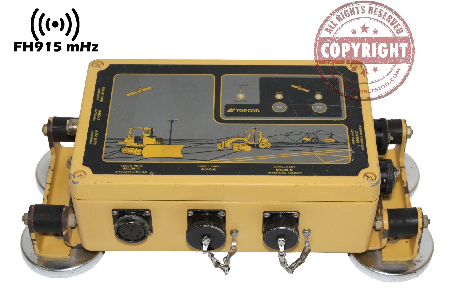 TOPCON SYSTEM FIVE 9901 RTK GPS MACHINE CONTROL,3D-MC,DOZER,GRADER ...