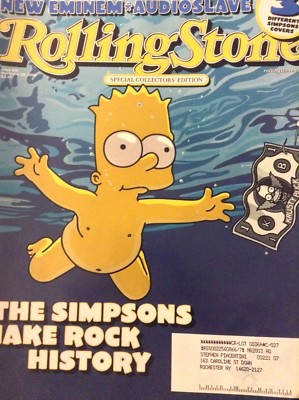 Rolling Stone Magazine Simpsons Make Rock History November 28, 2002 ...