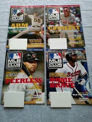 MLB Insiders Club Magazines Vol. 4 ( 4 issues ) | eBay