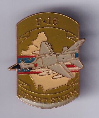 RARE PINS PIN'S .. ARMEE ARMY GUERRE WAR IRAQ IRAK AVION F 16 USAF ~FR ...