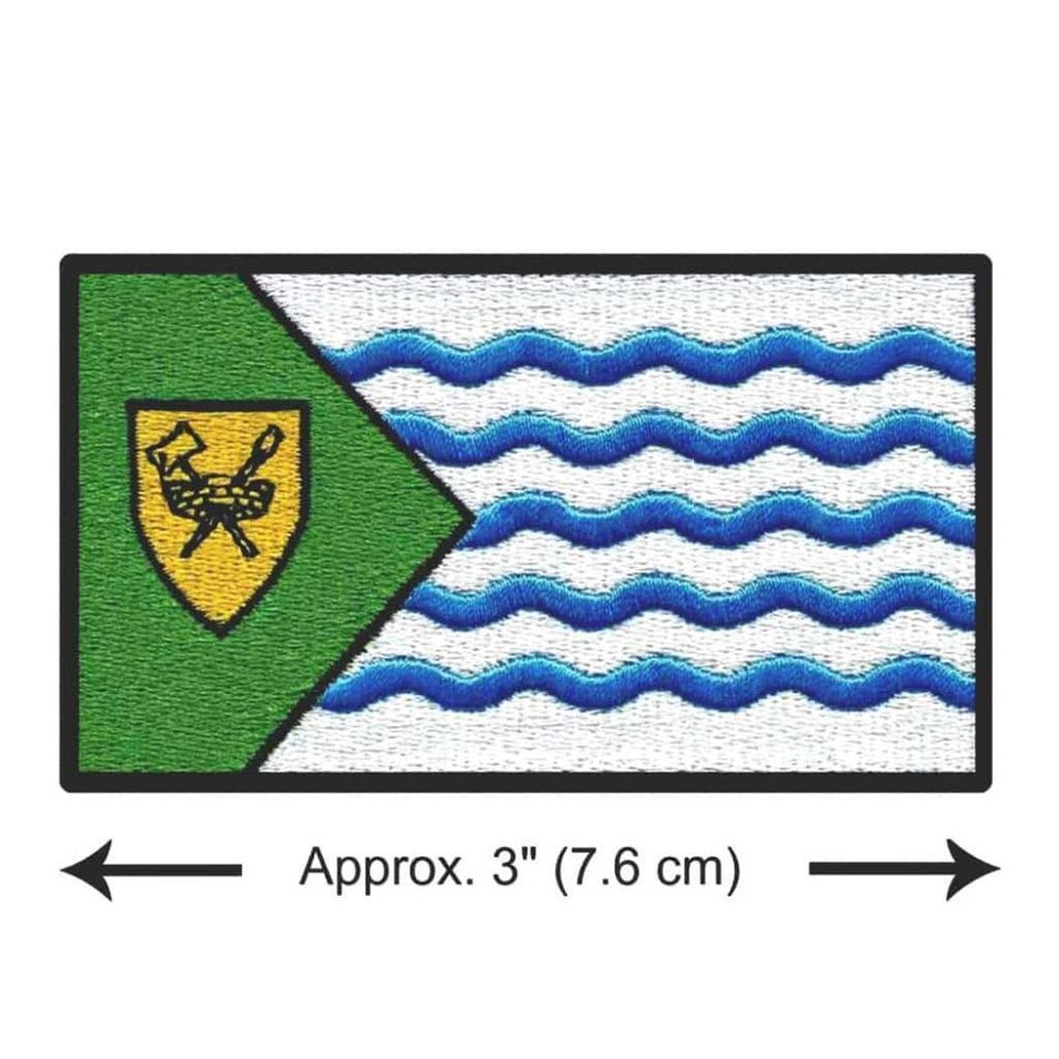 VANCOUVER BC CITY FLAG IRON ON PATCH 3" Embroidered Canada British ...