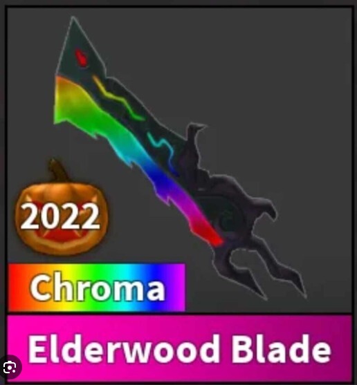 Chroma Elderwood Blade Godly MM2 Roblox Murder Mystery 2 Godly Knifes ...
