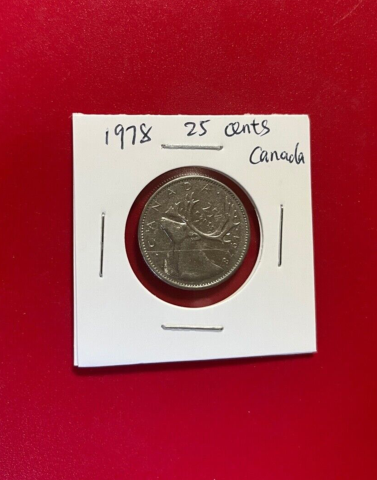1978 CANADA 25 CENTS COIN - QUEEN Elizabeth II - NICE WORLD coin | eBay UK