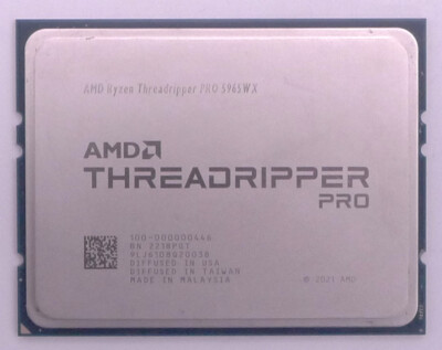 AMD Ryzen Threadripper Pro 5945wx sWRX8 CPU Processor 12Core 24T 4.1GHz ...