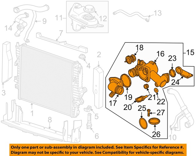 Eurospare OEM Thermostat Housing AJ89485 for Jaguar for sale online | eBay