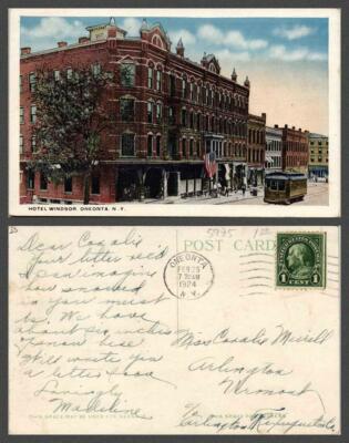 NEW YORK Oneonta VINTAGE POSTCARD | eBay