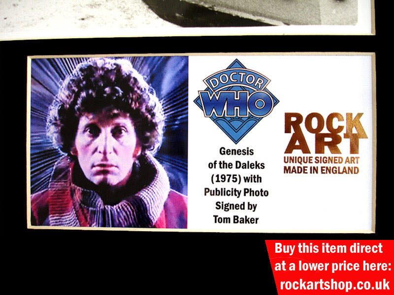 Doctor Who SIGNED TOM BAKER Autographed Genesis of the Daleks BBC ...