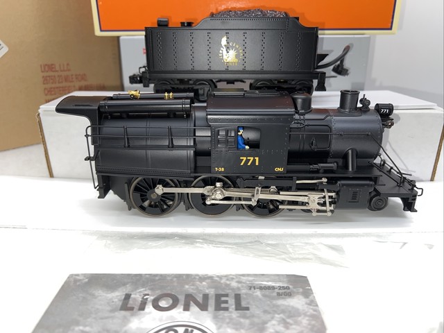 JM Lionel 6-18089 CNJ Camelback 4-6-0 Steam Locomotive #771 w Command ...