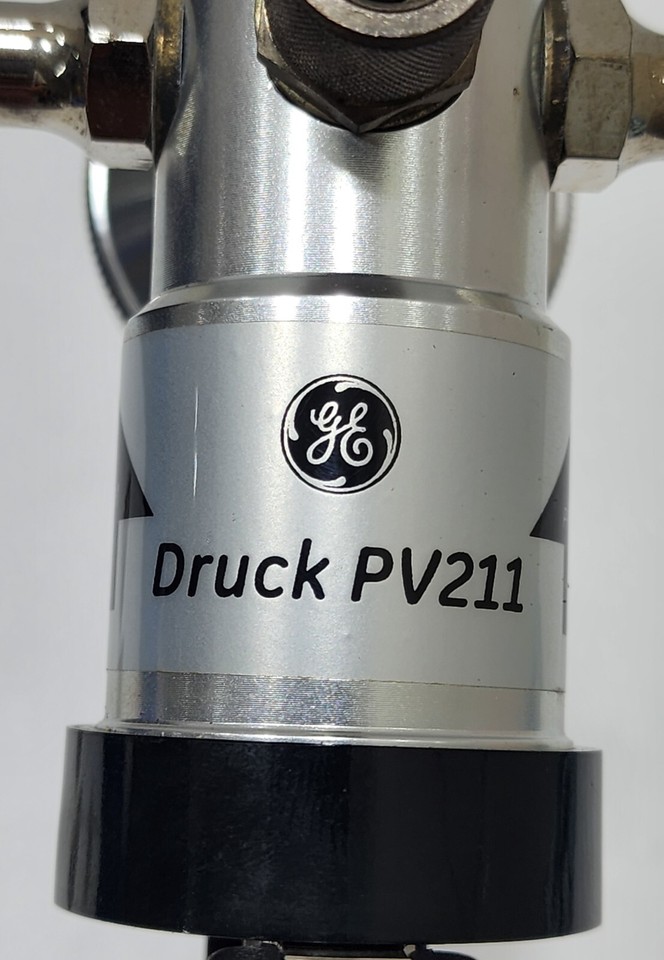 GE DRUCK PV211 PNEUMATIC HAND PUMP / PRESSURE CALIBRATOR KIT PV211-HA ...