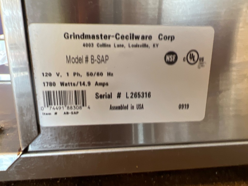 Grindmaster - Precision Brew coffee brewer | eBay