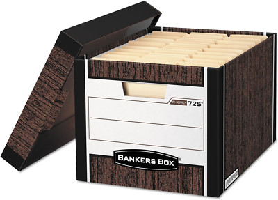 Bankers Box 0072506 R-KIVE Max Storage Box, Letter/Legal, Locking Lid ...