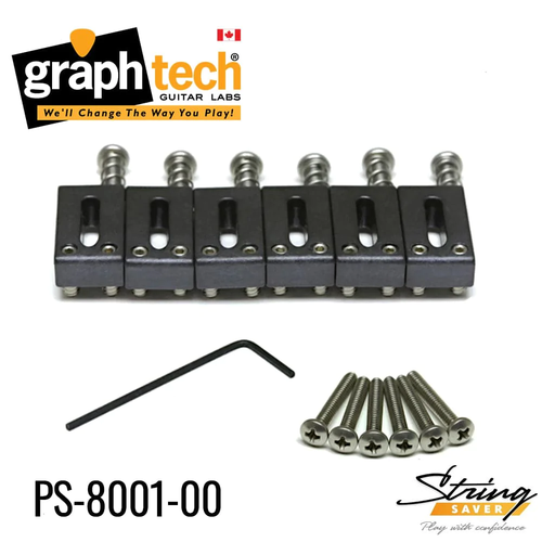 Graph Tech PS-8001-00 String Saver Saddle Kit for Strat / Tele with Offset Inton | eBay UK