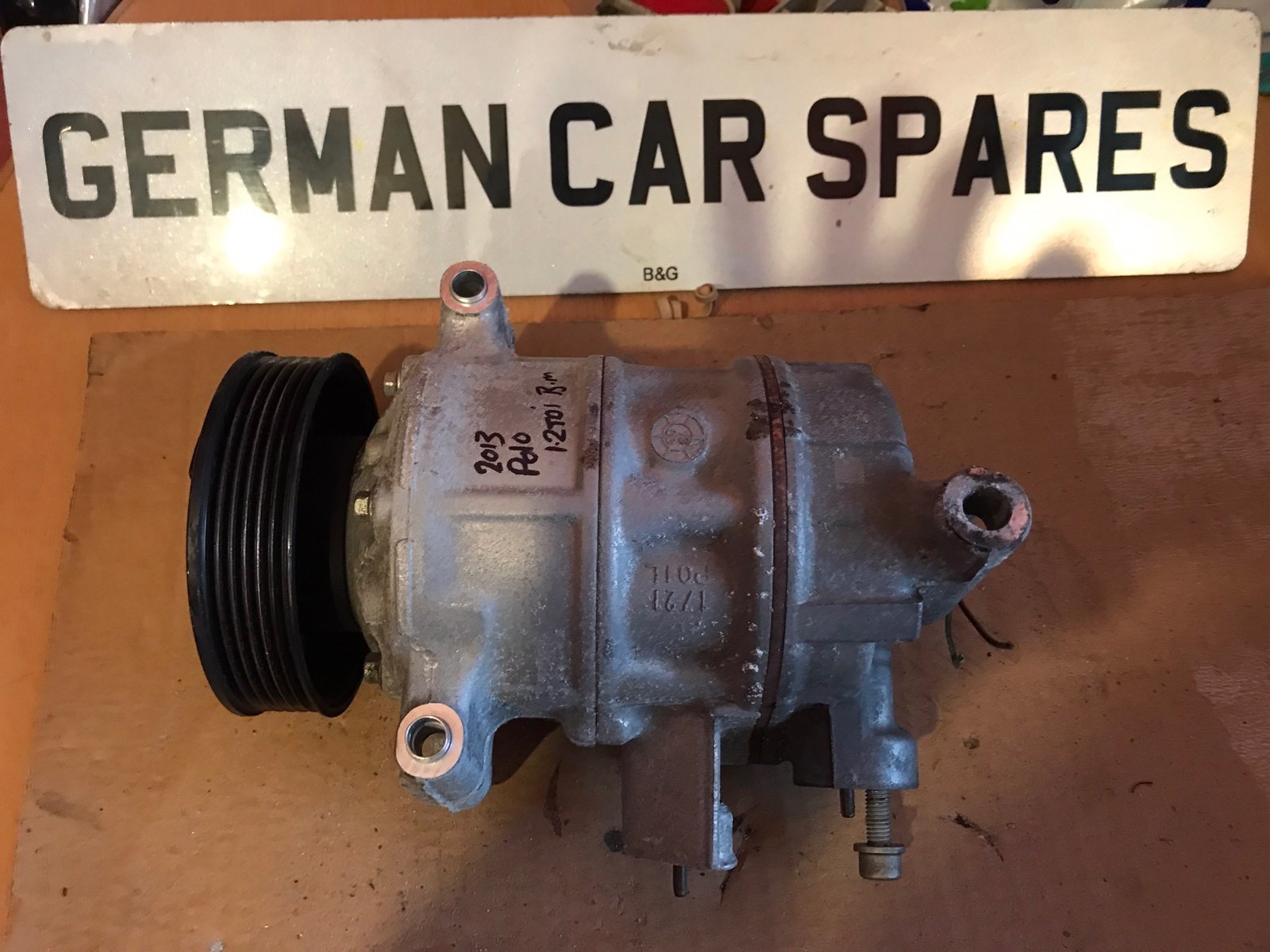 2013 VW POLO 1.2 TDI SEAT SKODA AC AIR CON PUMP COMPRESSOR BREAKING ...