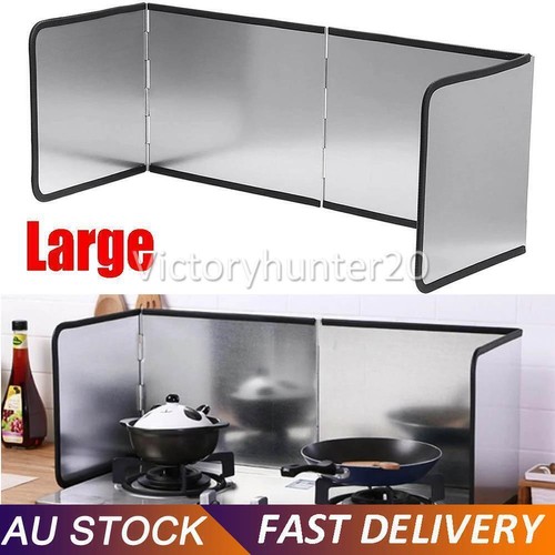 AU Frying Splash Guard Kitchen Oil Anti Splatter Shield Screen Washable ...