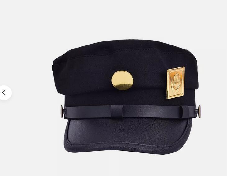New Anime JoJo's Bizarre Adventure Kujo Jotaro Cap Hat Cosplay Gift | eBay