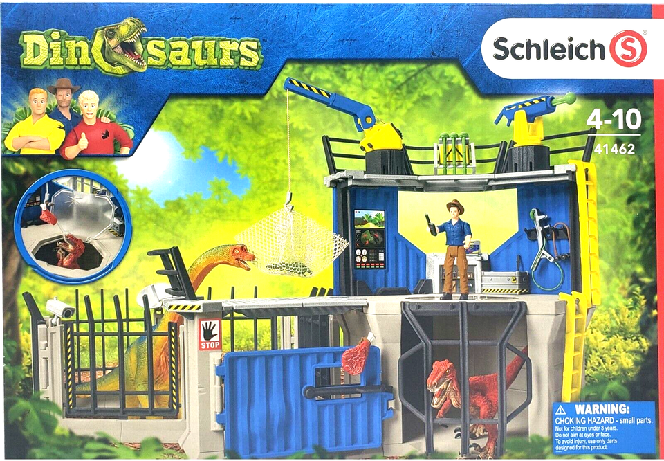 SCHLEICH DINOSAURS DINO RESEARCH LAB STATION SCIENCE TOY PLAYSET 33 ...
