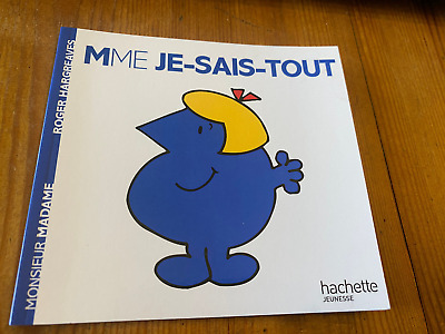 MADAME JE SAIS TOUT LIVRE MONSIEUR MADAME M MME HARGREAVES 2014 TBE | eBay
