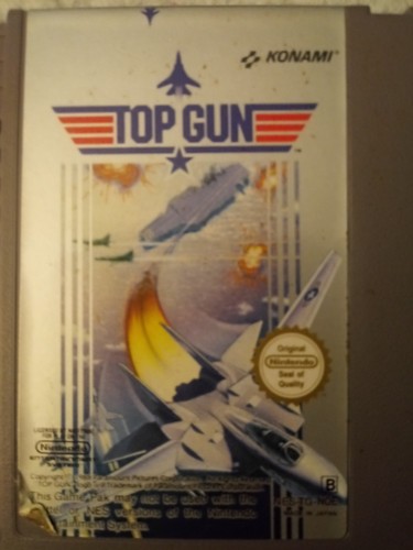 Vintage Nintendo 1985 NES Top Gun Modul B gebraucht Spiel Game nicht ...
