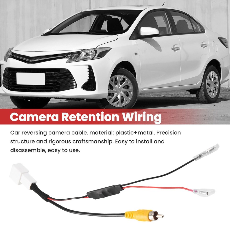 4 Pin Car Reverse Camera Retention Wiring Harness Cable Plug ...