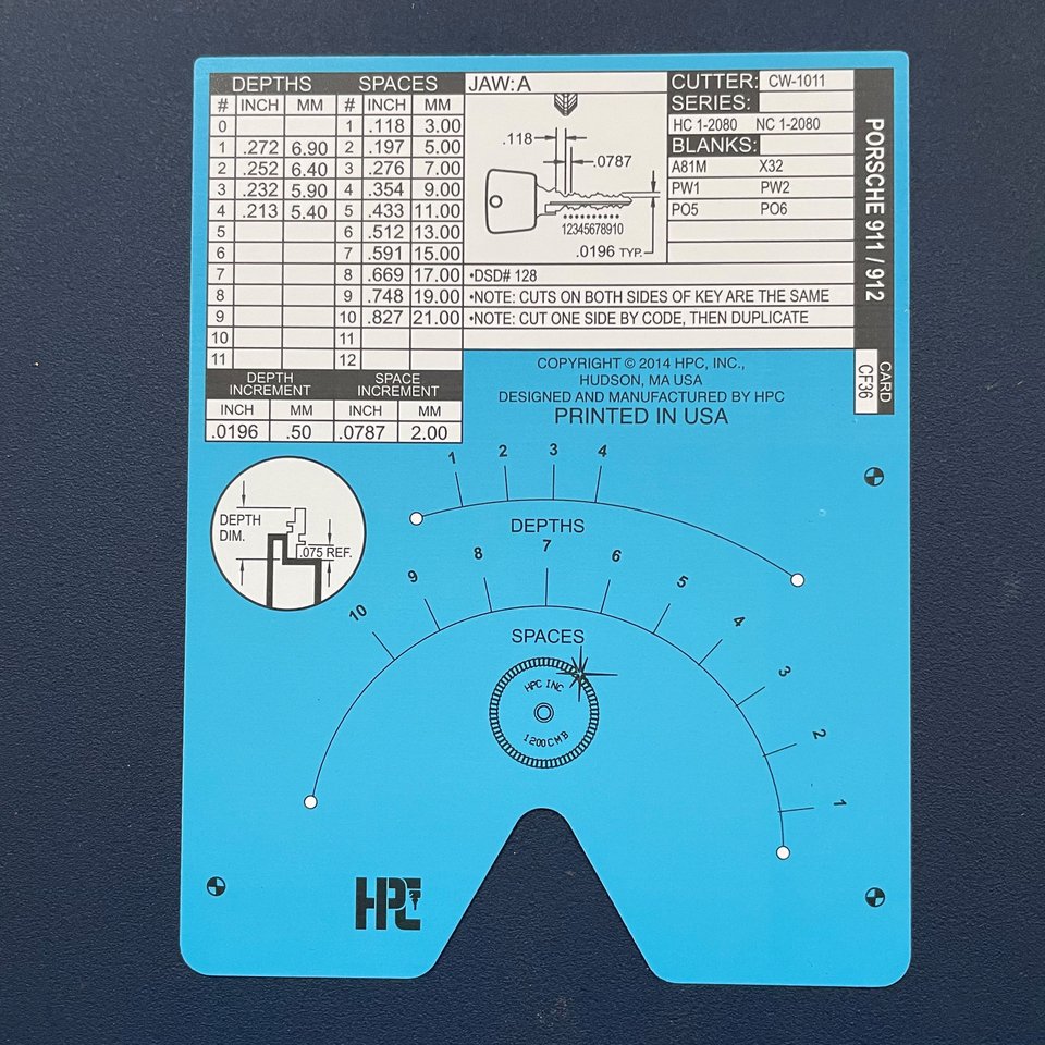 New HPC Replacement Code Cards for 1200 CMB Blitz - Free Shipping ...