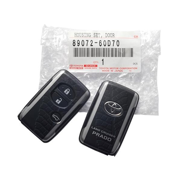 TOYOTA GENUINE LAND CRUISER PRADO 150 REMOTE KEY SHELL CASE Argento ...