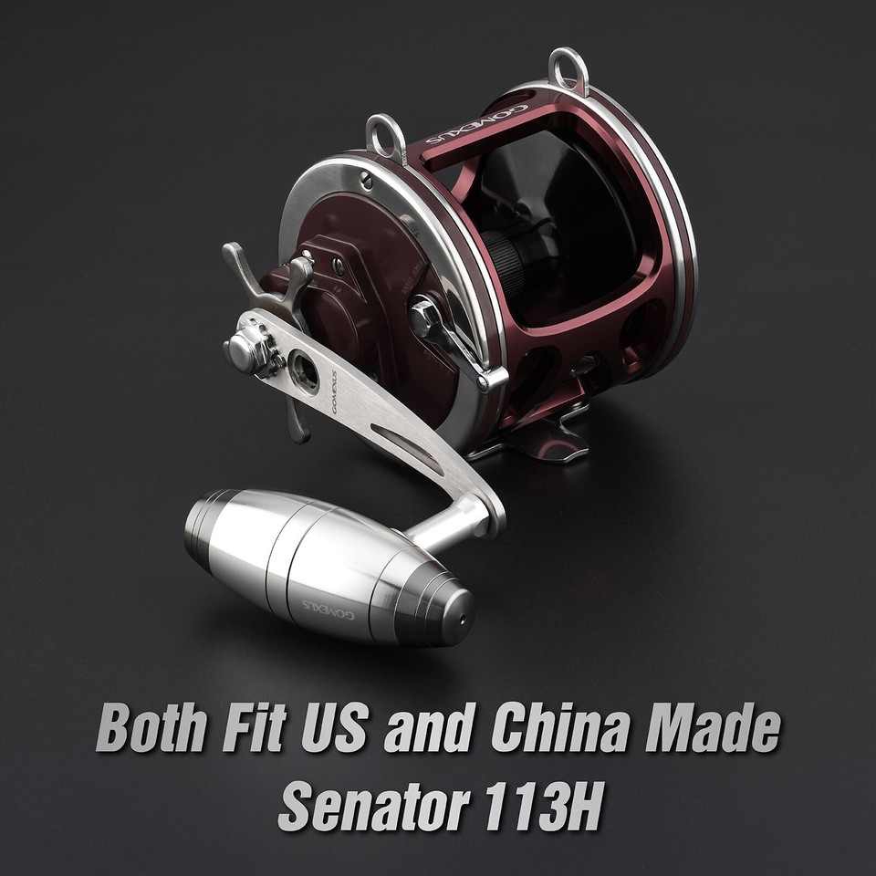 Gomexus Red Aluminum Frame for Penn Senator 113H Conventional Fishing ...