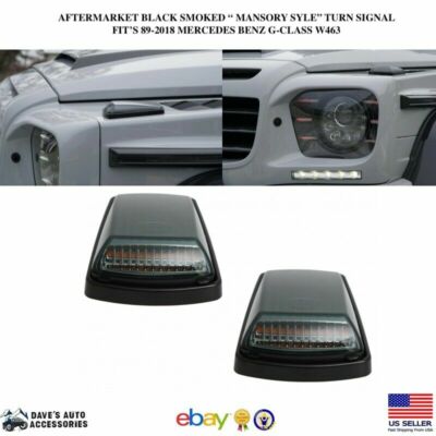 MERCEDES BENZ G CLASS W463 LED TURN SIGNAL LAMPS LIGHTS MANSORY STYLE ...