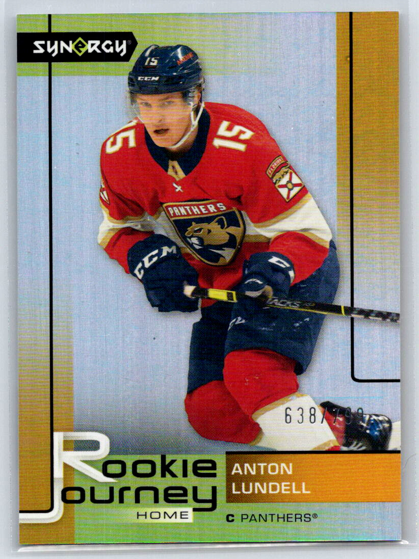 2021-22 Upper Deck Synergy - Rookie Journey Home #RJ-15 Anton Lundell ...