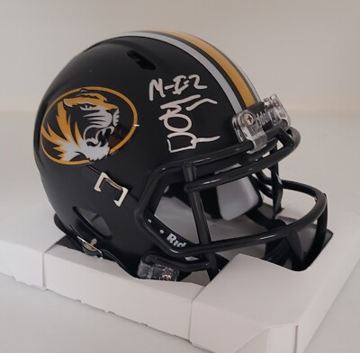 ELIAH DRINKWITZ signed University of Missouri Mini Helmet Mizzou Tigers ...