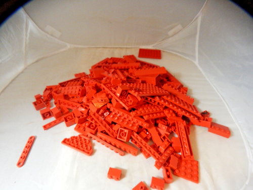 LEGOS RED Miscellaneous Parts Various Kits/Series Previously Used 1 ...