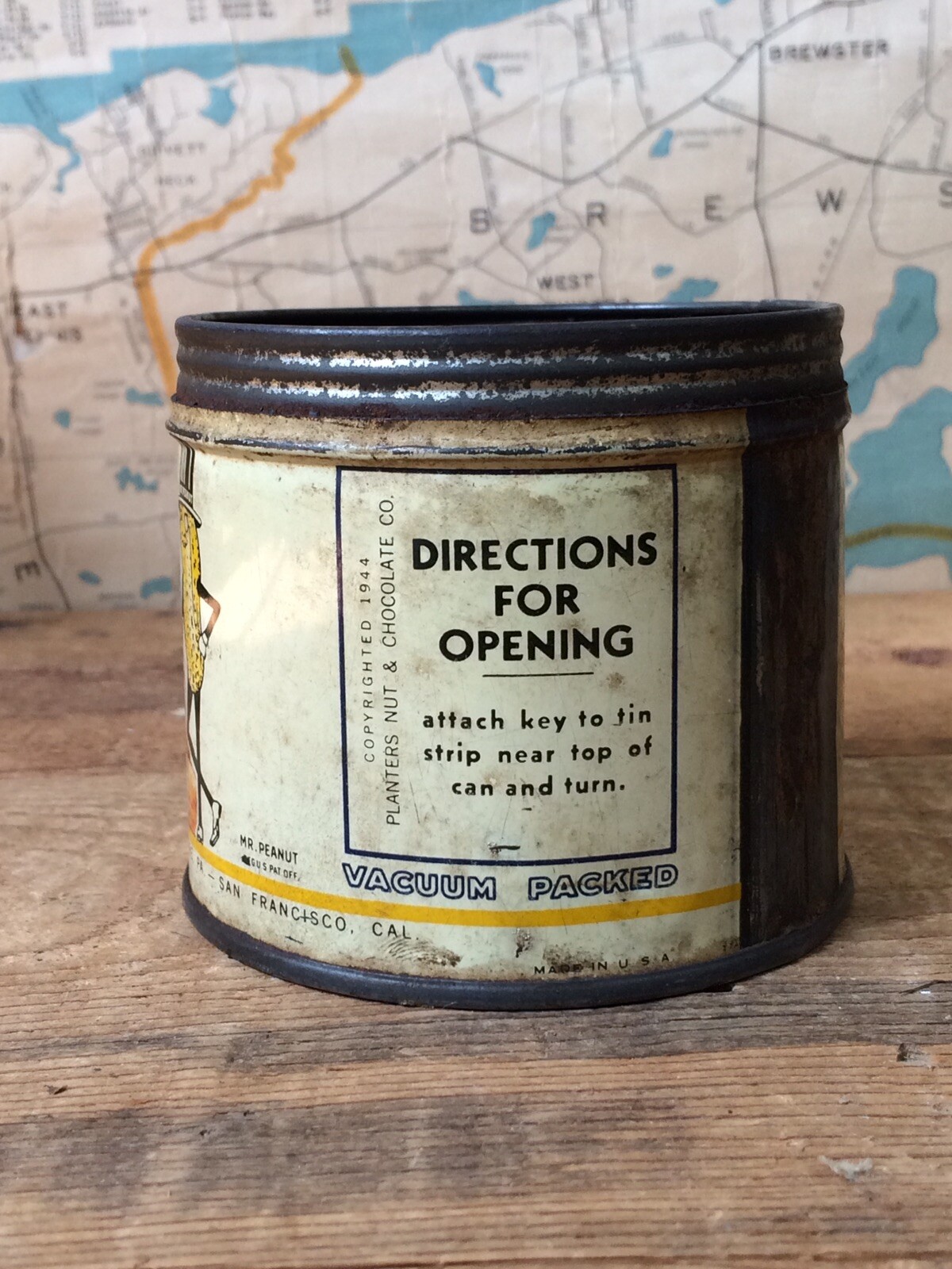 Vintage Planters Mixed Nuts Can 4 oz. 1940’s White Can | eBay