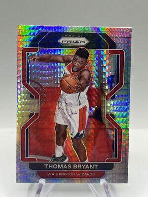 2021-22 Panini Prizm THOMAS BRYANT Washington Wizards #7 SILVER WAVE ...