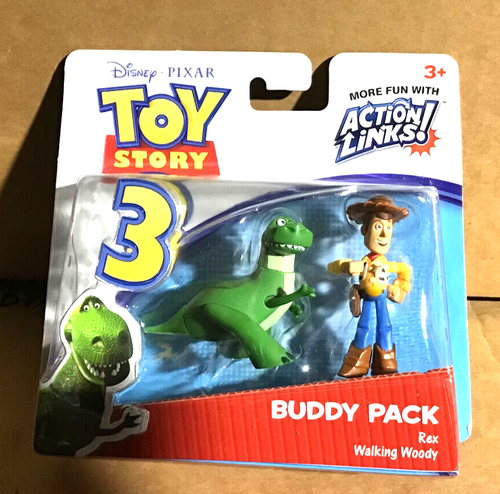 Disney Pixar Toy story 3 Buddy Pack- REX & WALKING WOODY | eBay