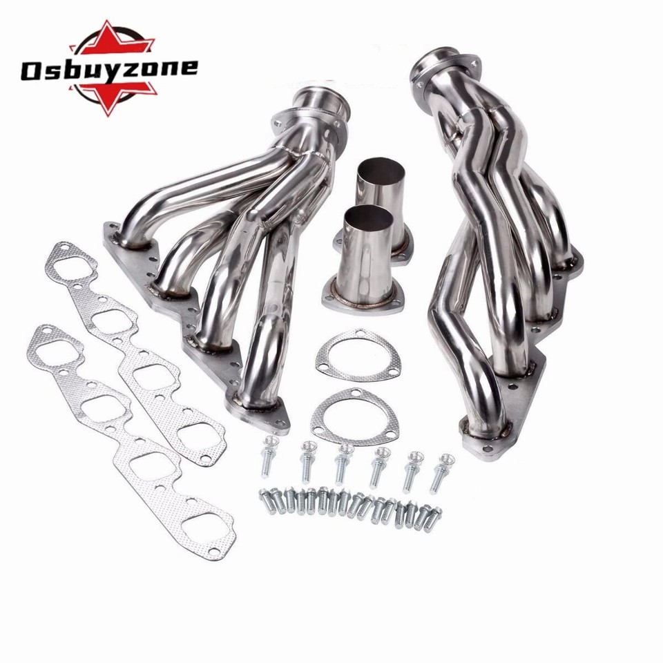 for Chevy GMC V8 396 402 427 454 502 Stainless Steel Shorty Manifold ...