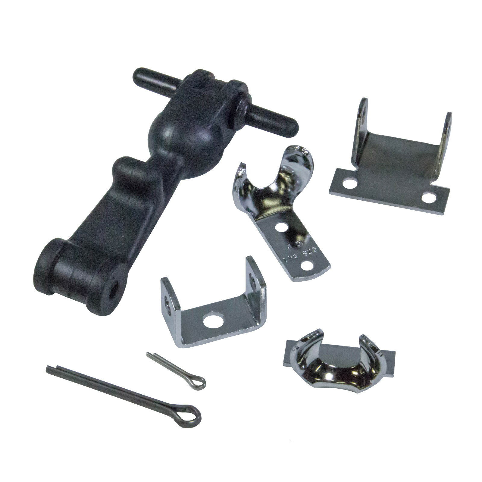 NEW OEM 04-19 Ford F650 F750 Hood Striker Kit Clamp Hold Down Latch ...