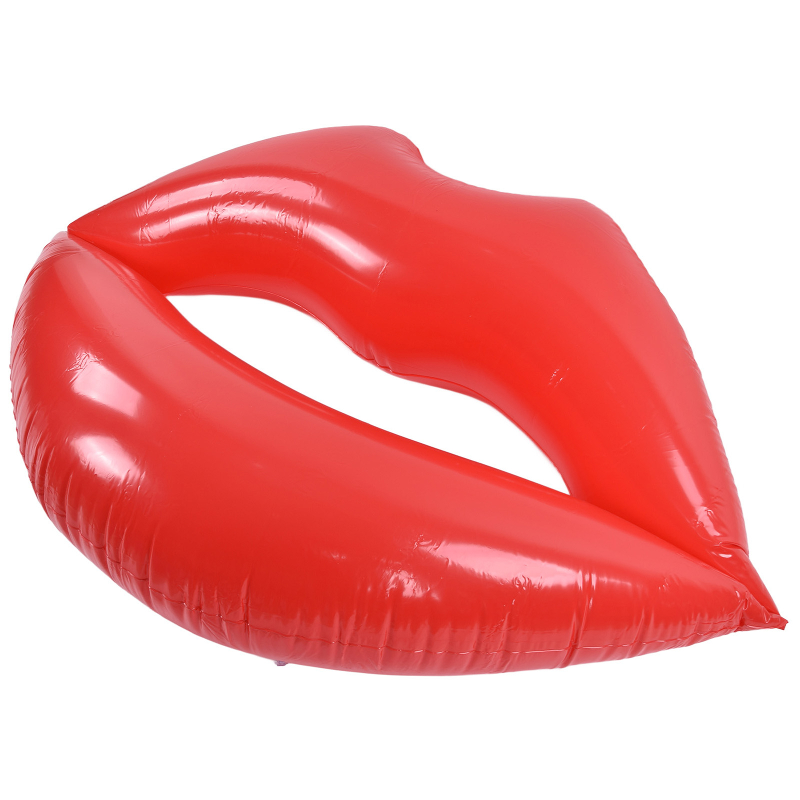 Red Lips Float Bed Thickened Increase PVC Inflatable Red Lips Swimming ...